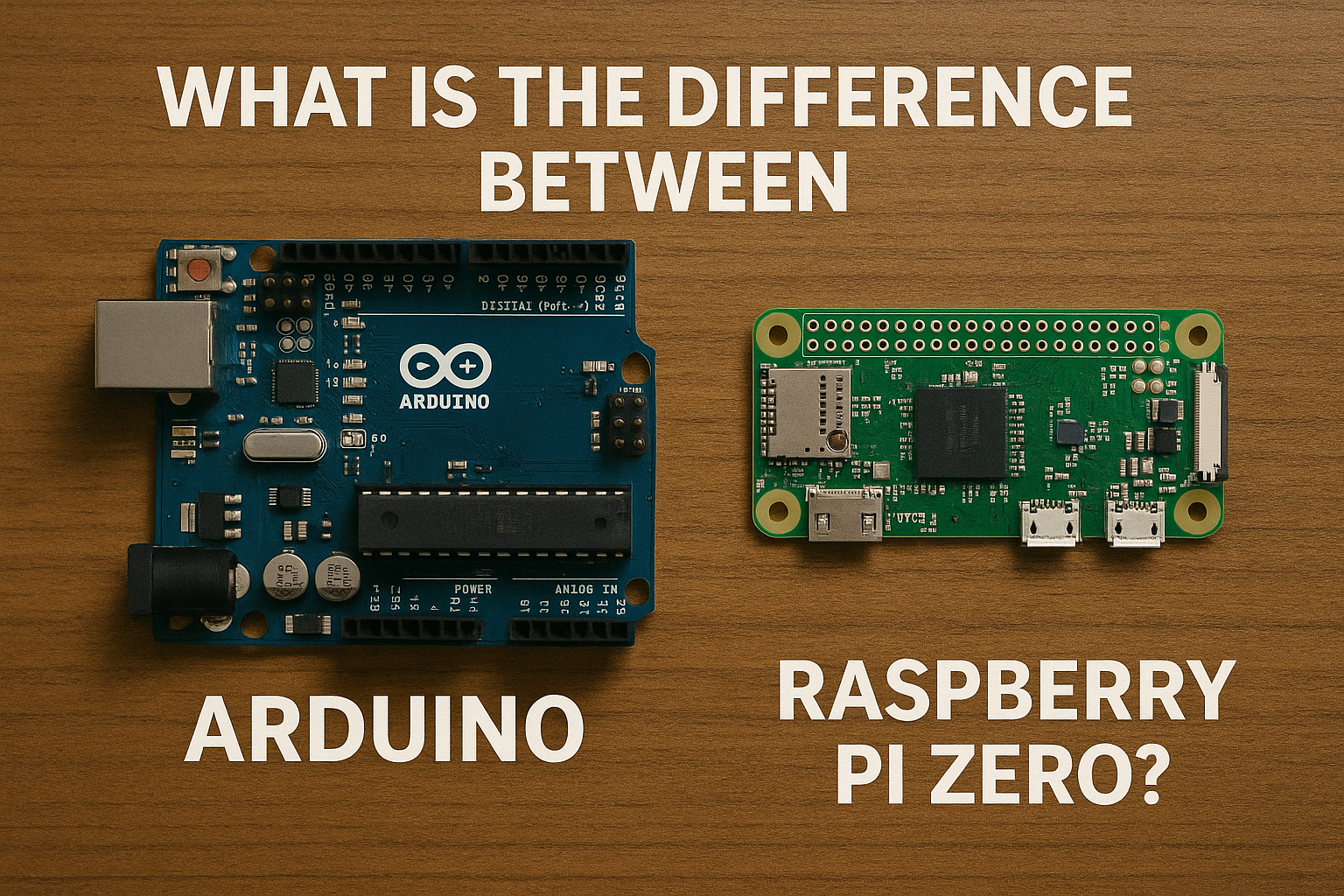 What is the Difference Between Arduino and Raspberry Pi Zero?